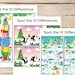 Spot the Difference Printable - the Snowman Family - Etsy UK