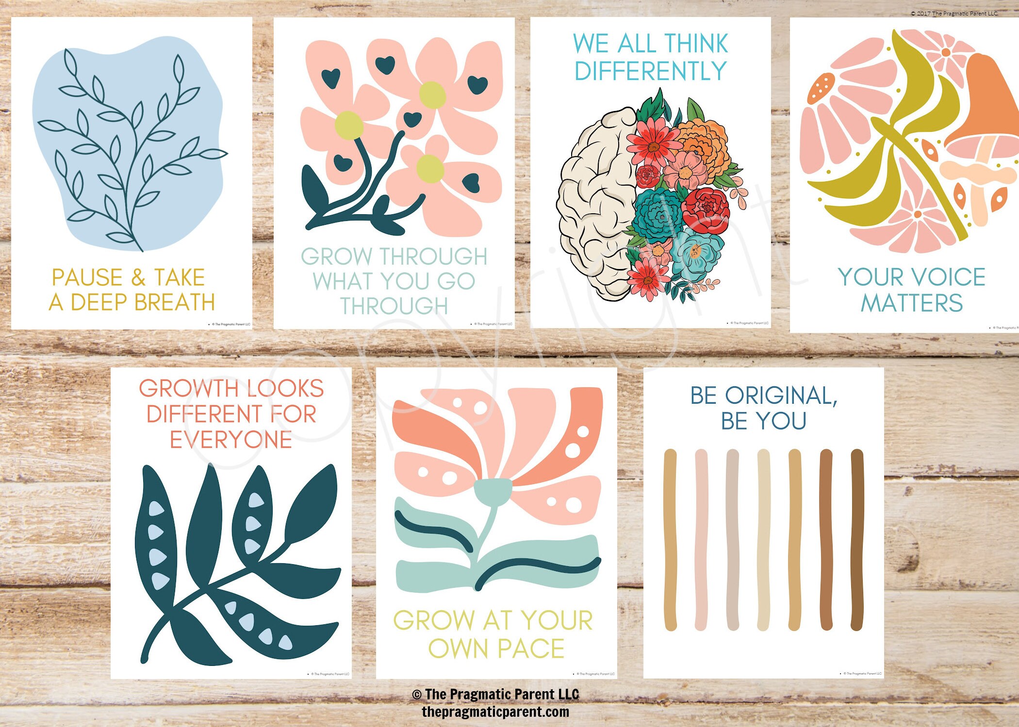 Beautiful Mod Posters for Kids With Encouragement Inspiring - Etsy