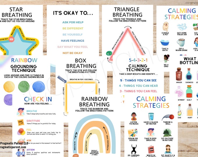 Virtual Calm Down Kit | Digital Coping Skills Tools, Worksheets, and ...