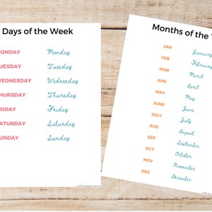 Weather Printable BUNDLE, Homeschool Kids Printables, Today's Weather ...