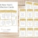 36 New Year's Reflection Cards, Conversation Cards, Family Conversation ...