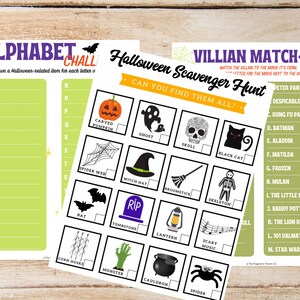 Kids Printable Halloween Activity Sheets, Spooky, Fun Halloween Games ...
