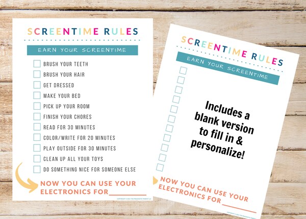 Reward Chart for Kids Ticket System Download to Edit. - Etsy Canada