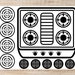 Printable Stove Burners, Pretend Play Kitchen Stove, Play Kitchen ...
