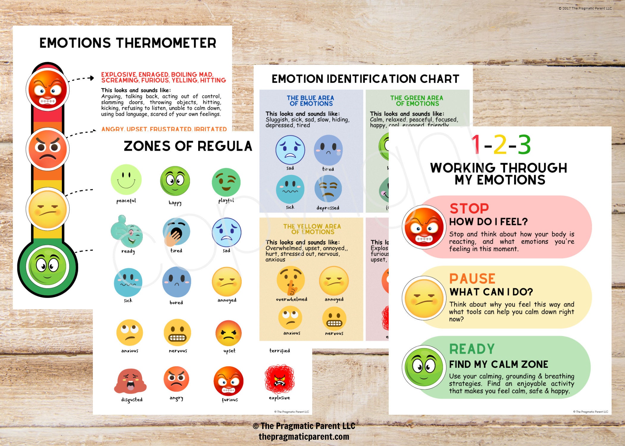 Emotions Identification Posters, Self Regulate, Big Emotions, Naming ...