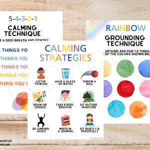 Calm Down Kit, Calming Corner, Calm Coping Skills for Kids, Self ...