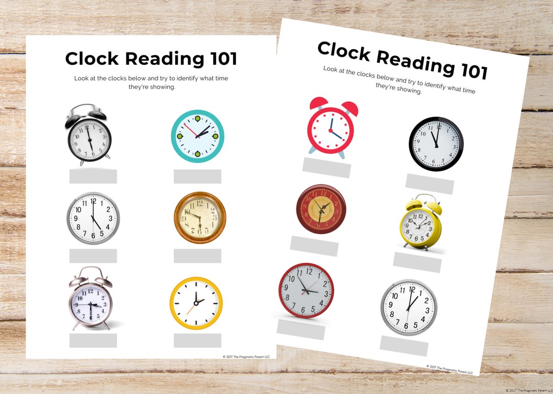 Learn to Tell Time, Telling Time Worksheet, Read the Time Activity ...