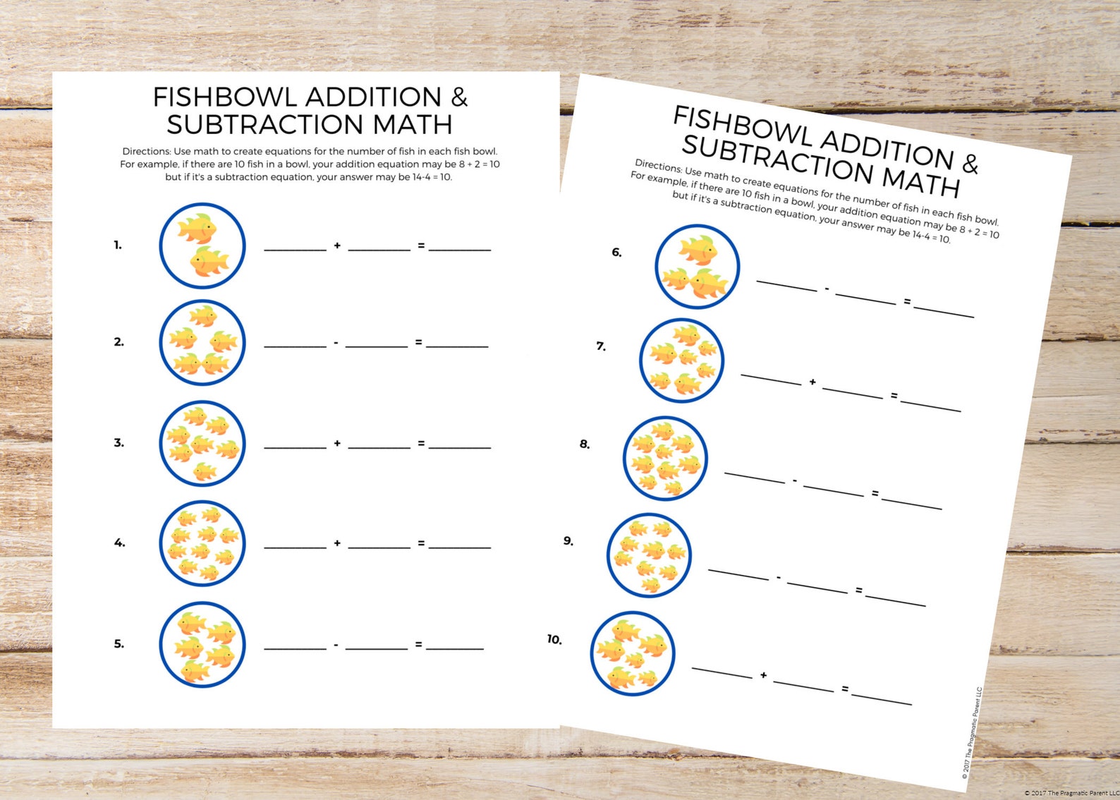 Numbers & Counting BUNDLE 45 Worksheets Count Worksheet | Etsy