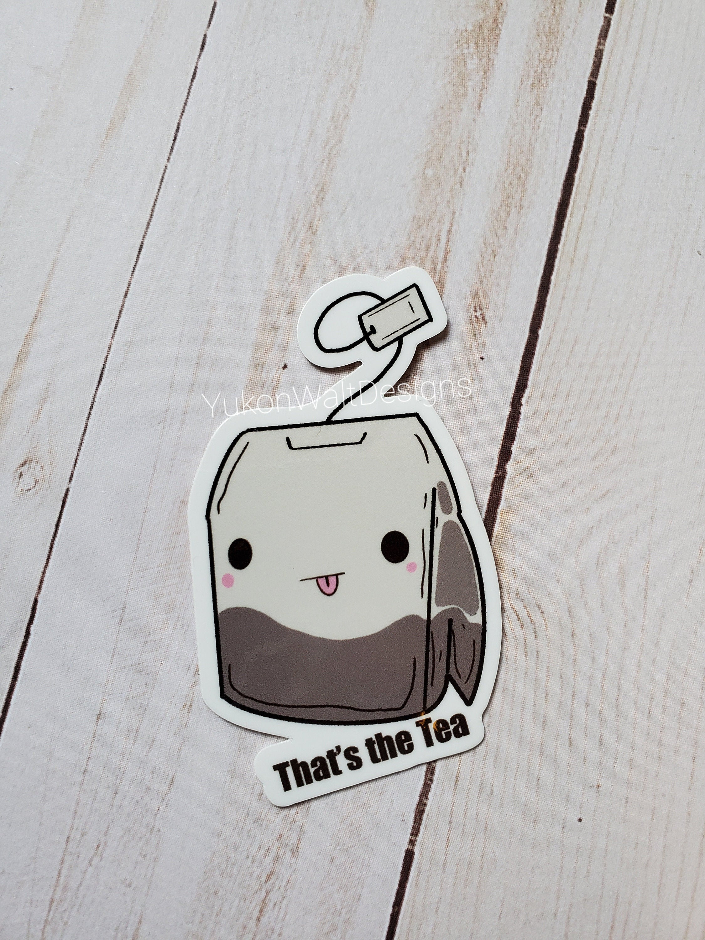 That's the Tea Sticker Best Friend Gift Quote Stickers | Etsy