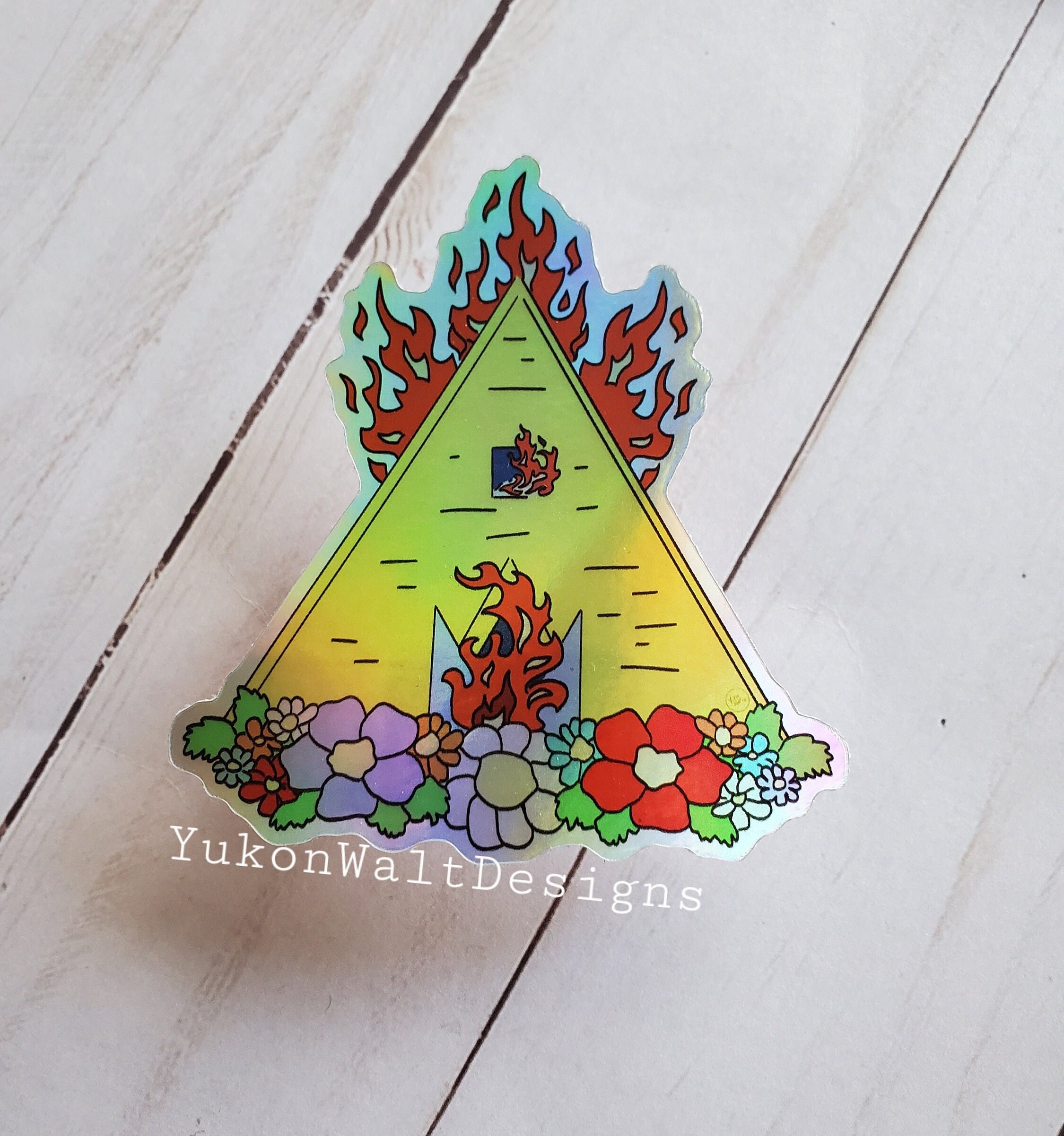 Holographic Midsommar Sticker Midsommar Horror Movie Vinyl - Etsy