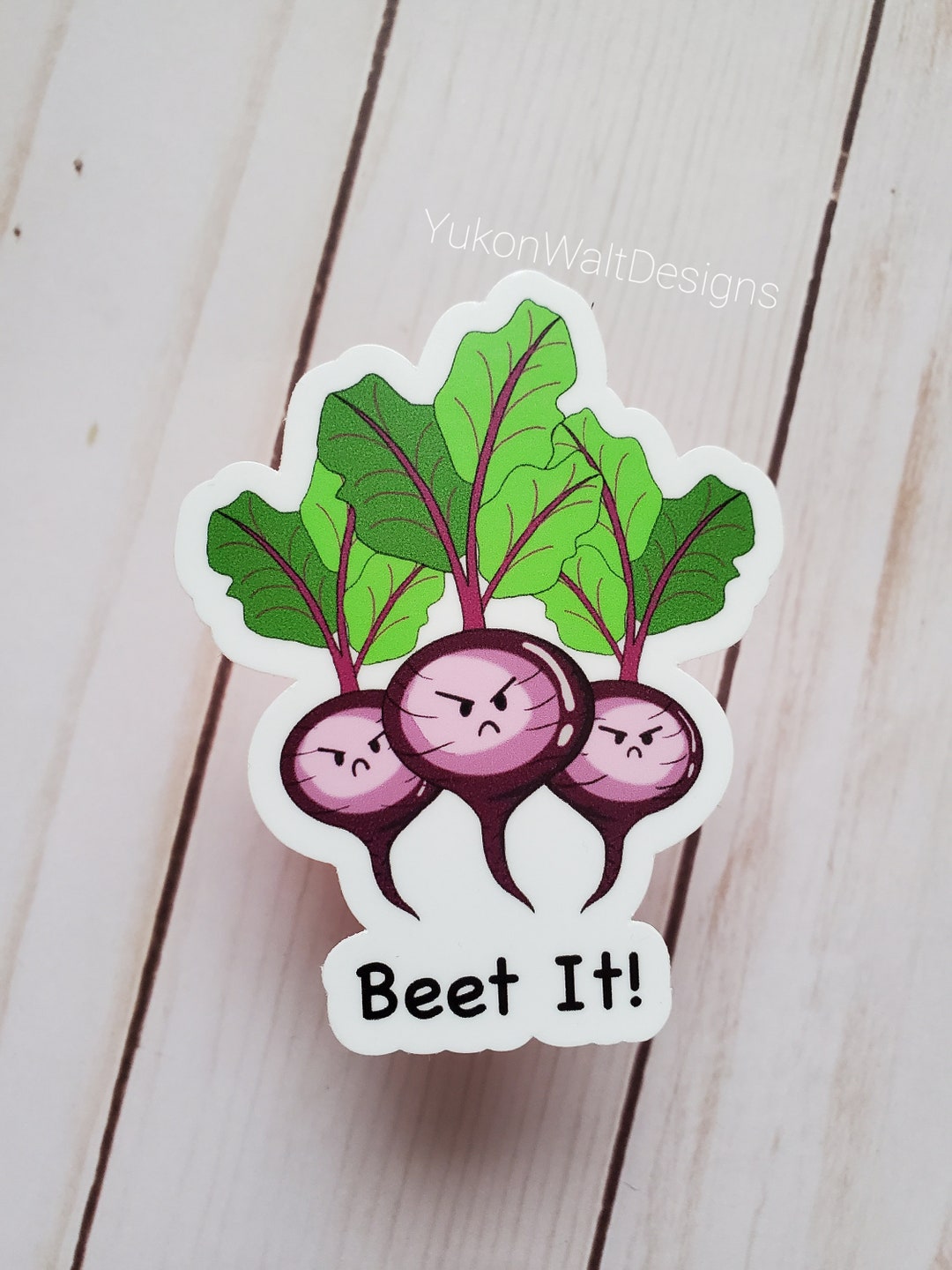 Beet It Sticker Beet Sticker Vinyl Sticker Garden Sticker - Etsy