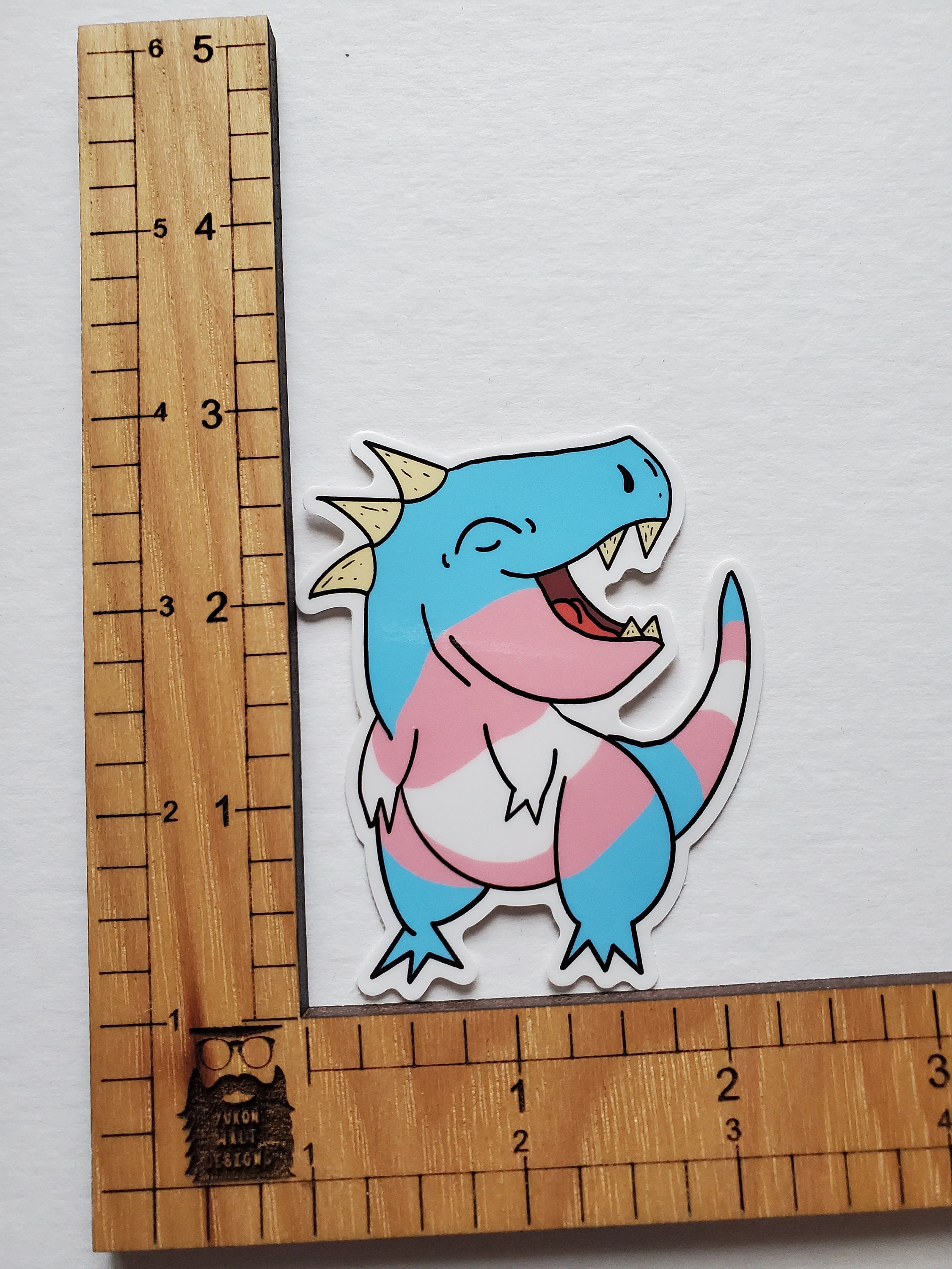 Transgender Pride Dino Dinosaur Vinyl Sticker Decal Pride - Etsy
