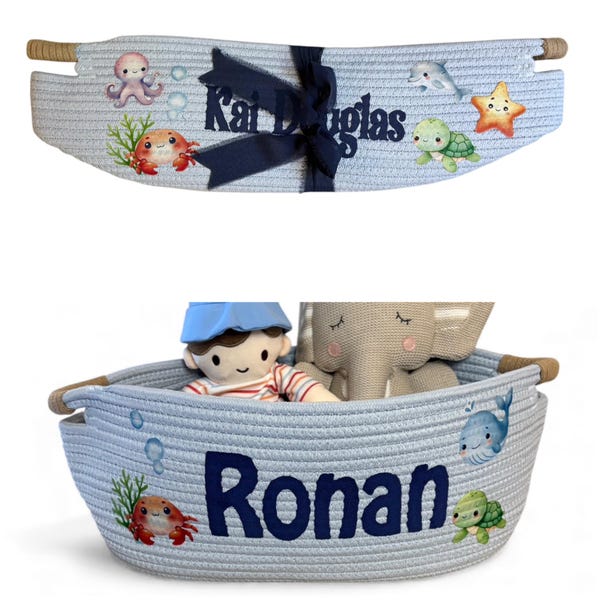 Nautical Basket - Etsy