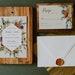 JUNE - Rustic Fall Wedding Invitation Suite, Wedding Invitation ...