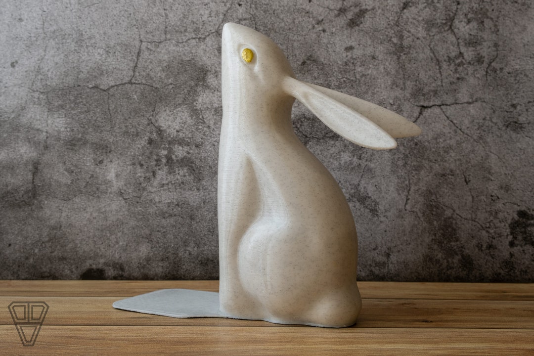 Bunny Bookend Marble Textured Rabbit Bookend Bunny Statue Animal ...