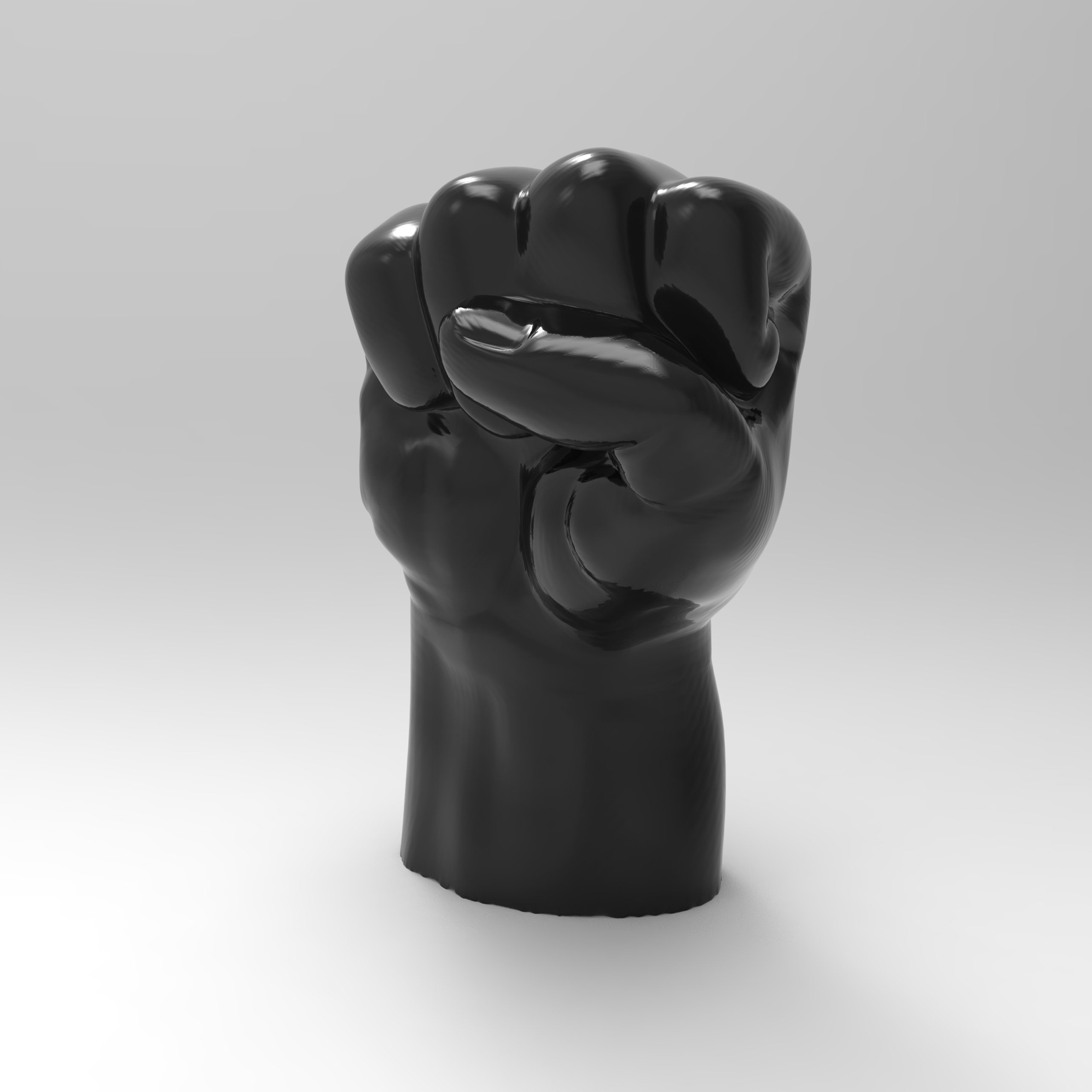 Black Power Fist Statue - Etsy