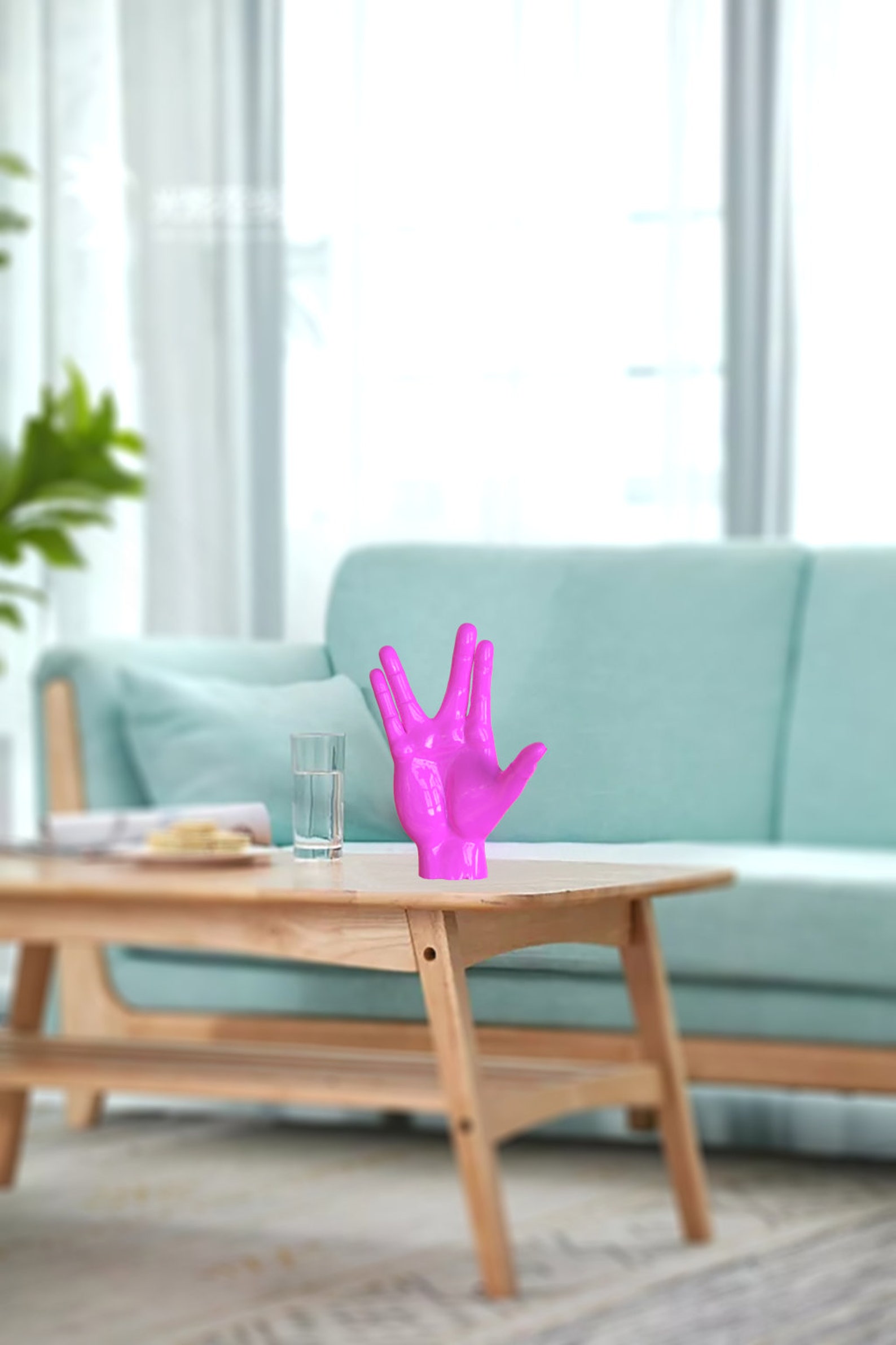 Spock Hand Vulcan Salute Sign Hand Sculpture Star Trek | Etsy