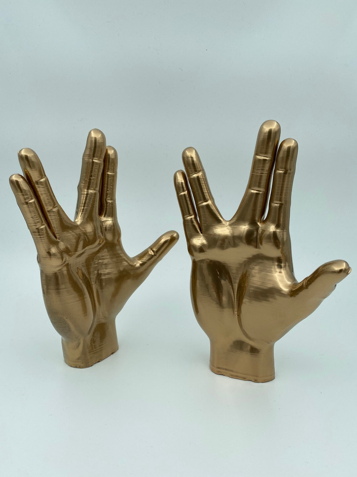 Spock Hand Vulcan Salute Sign Hand Sculpture Star Trek | Etsy