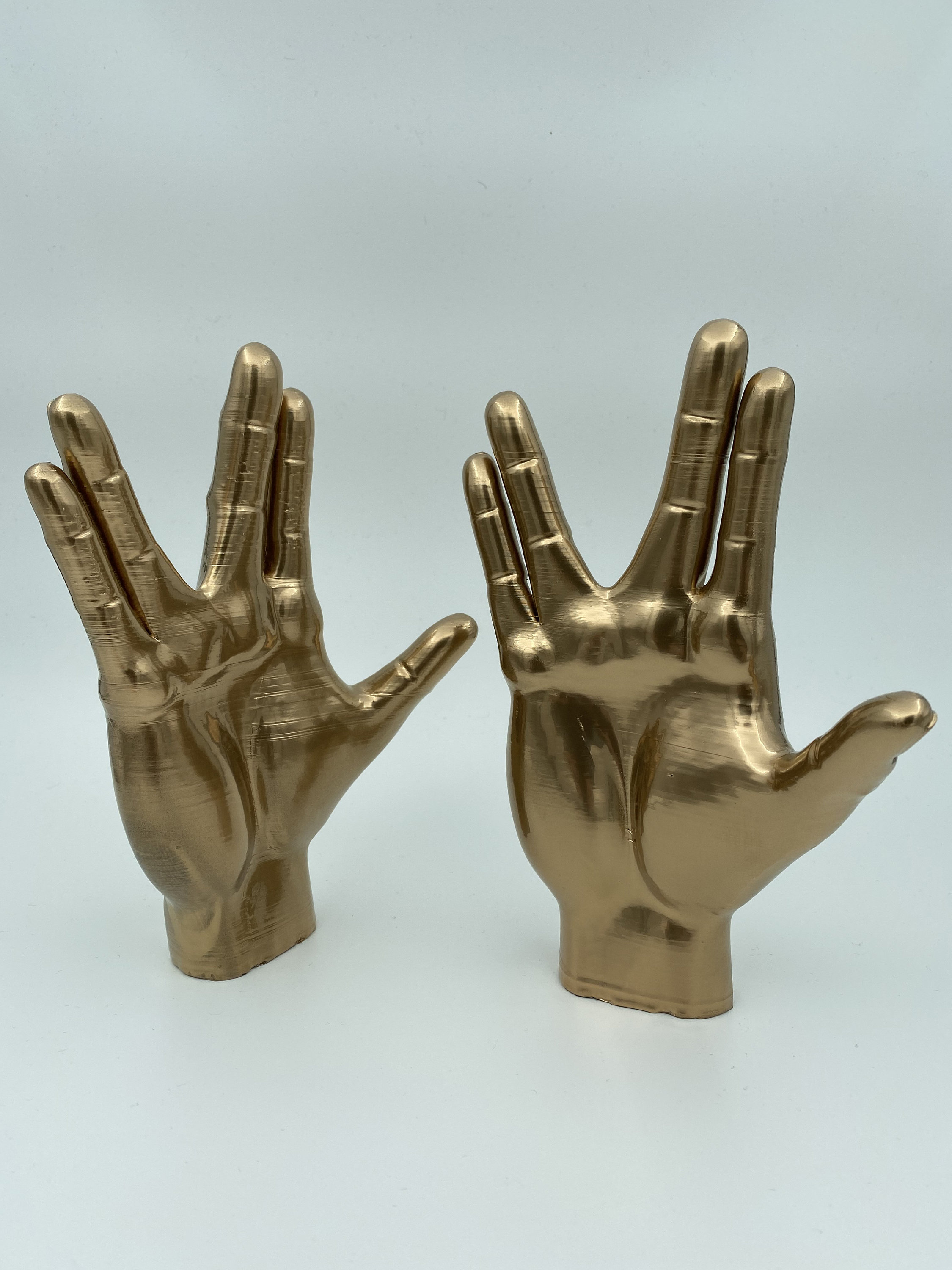 Spock Hand Vulcan Salute Sign Hand Sculpture Star Trek | Etsy