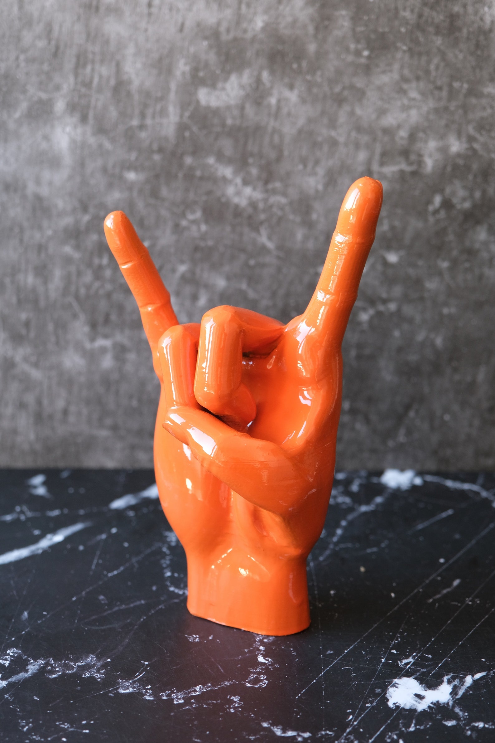 Metal Hand Metal Sign Metal Hand Sign Hand Figurine - Etsy