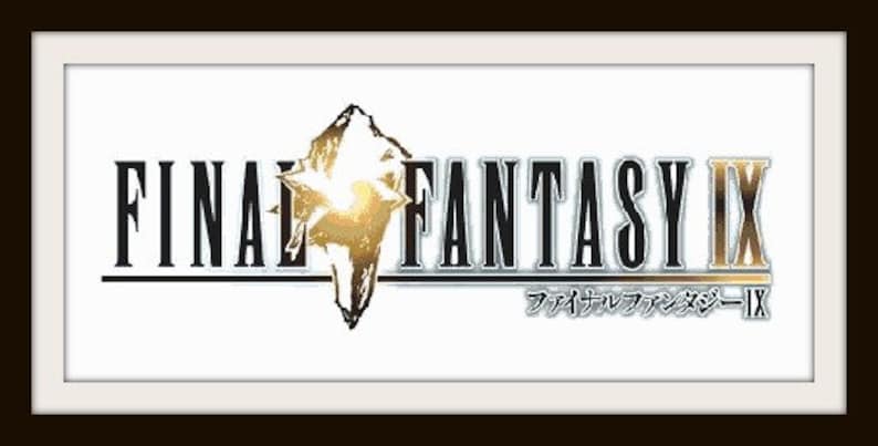Final Fantasy IX Logo Cross Stitch Pattern Pdf Format - Etsy