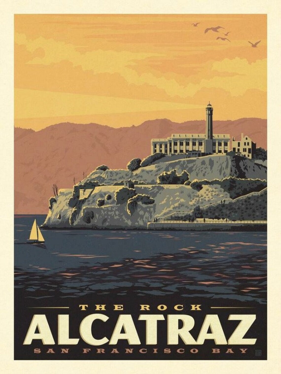 Alcatraz Cross Stitch Pattern Pdf Format - Etsy