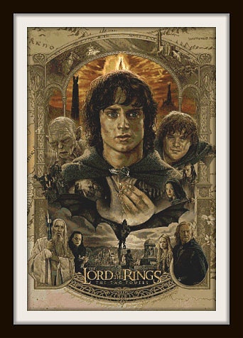 LOTR the Two Towers II Cross Stitch Pattern Pdf Format - Etsy