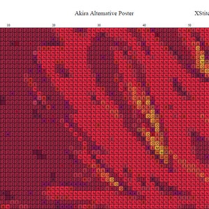 Akira Cross Stitch Pattern Pdf Format - Etsy