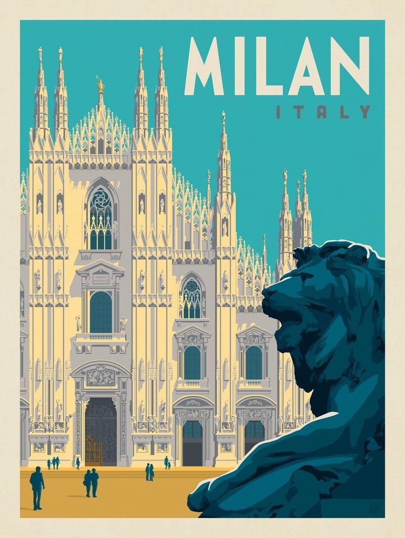 Milan Cross Stitch Pattern Pdf Format - Etsy