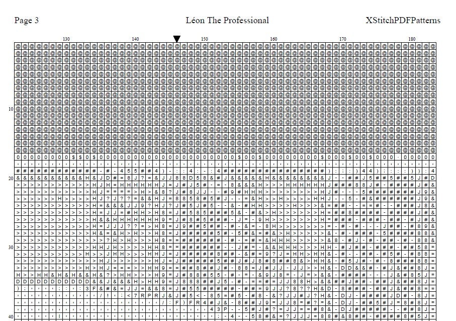 Leon the Professional Cross Stitch Pattern Pdf Format - Etsy