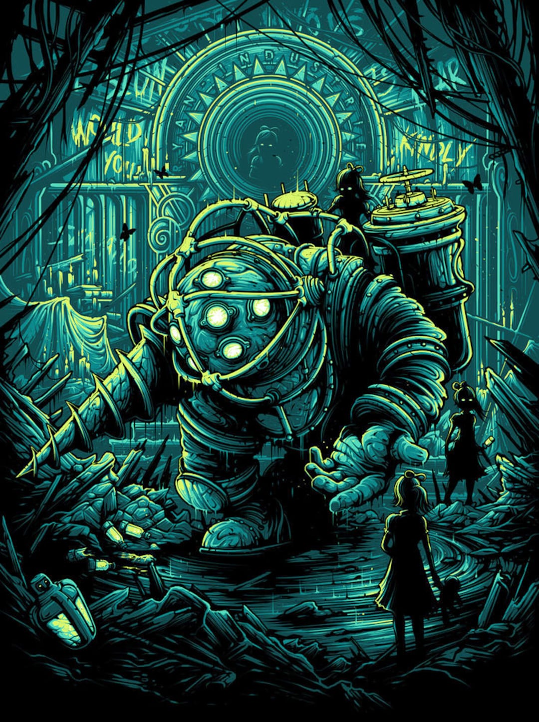 Bioshock Cross Stitch Pattern Pdf Format - Etsy