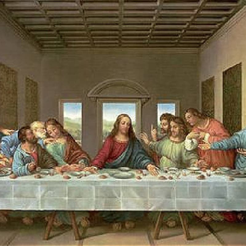 Last Supper Cross Stitch - Etsy