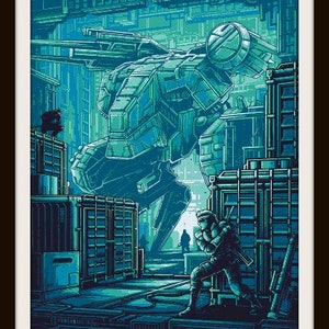 Metal Gear Solid Cross Stitch Pattern Pdf Format - Etsy