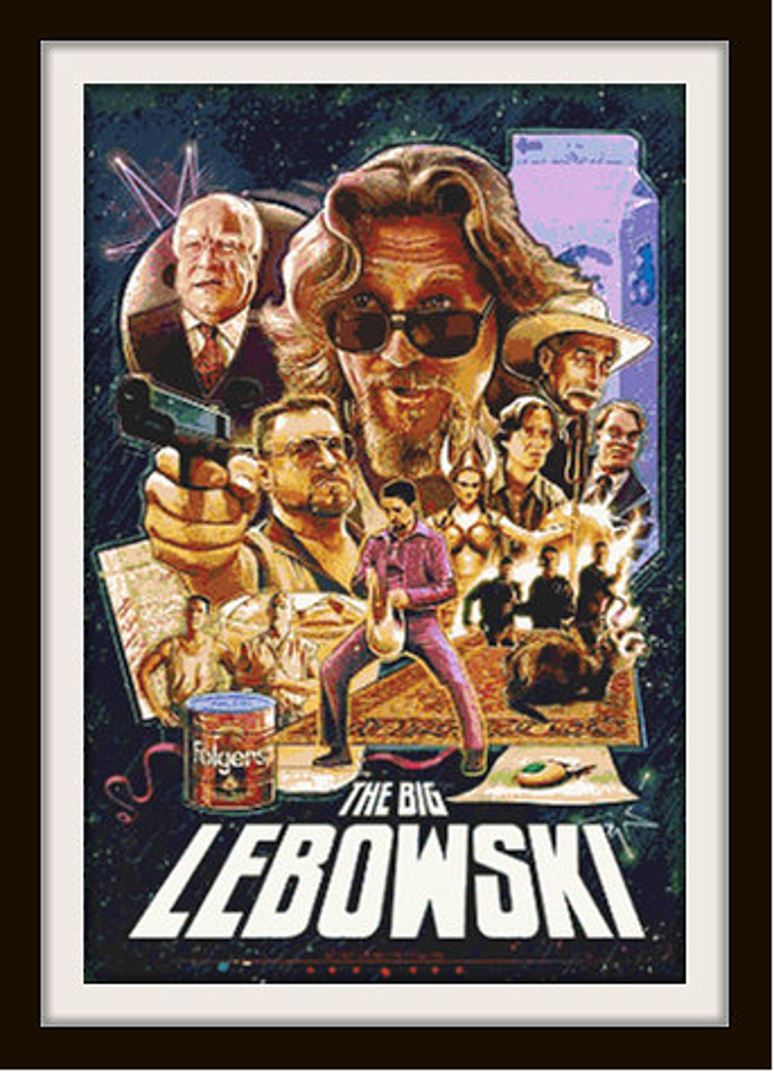 The Big Lebowski Cross Stitch Pattern Pdf Format - Etsy