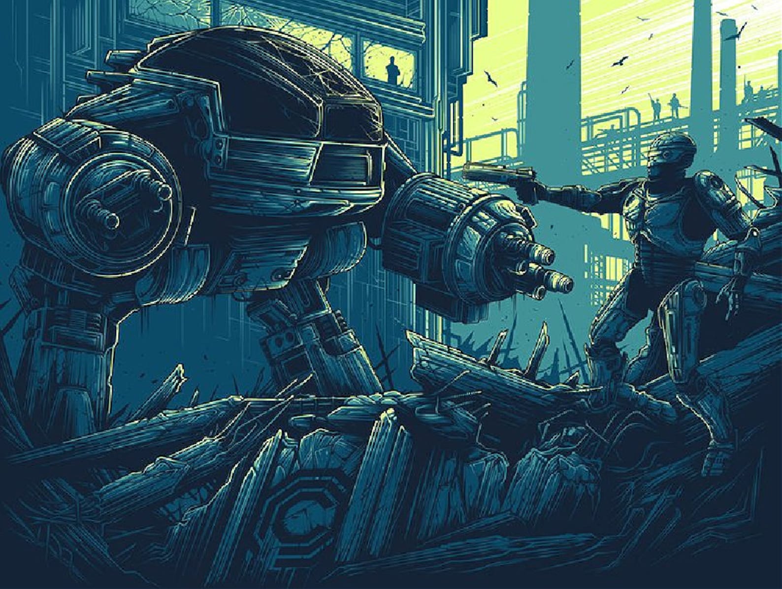 Robocop Cross Stitch Pattern Pdf Format - Etsy