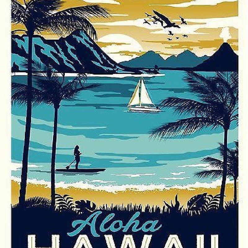 Hawaii Cross Stitch - Etsy