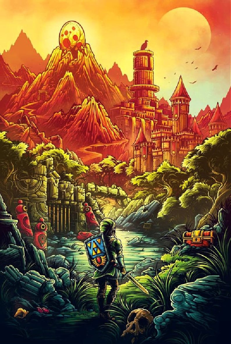 Zelda Cross Stitch Pattern Pdf Format - Etsy