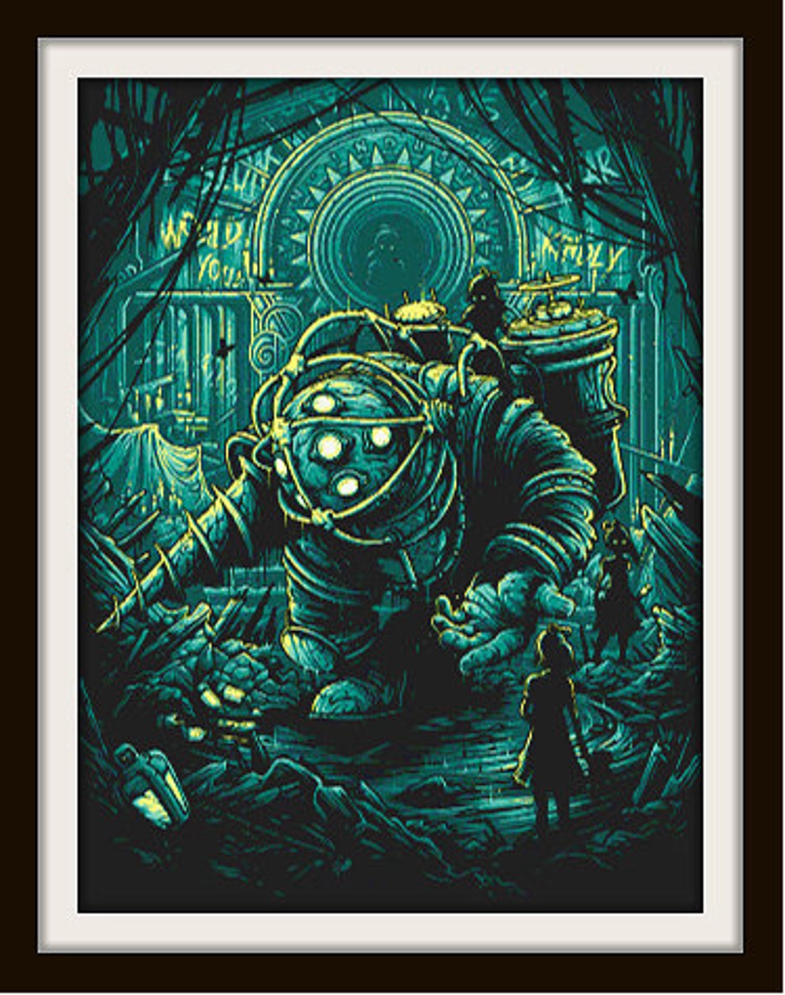 Bioshock Cross Stitch Pattern Pdf Format - Etsy