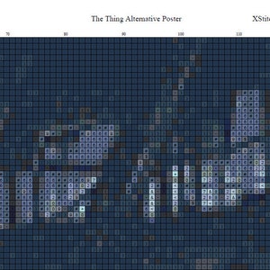 The Thing Cross Stitch Pattern Pdf Format - Etsy