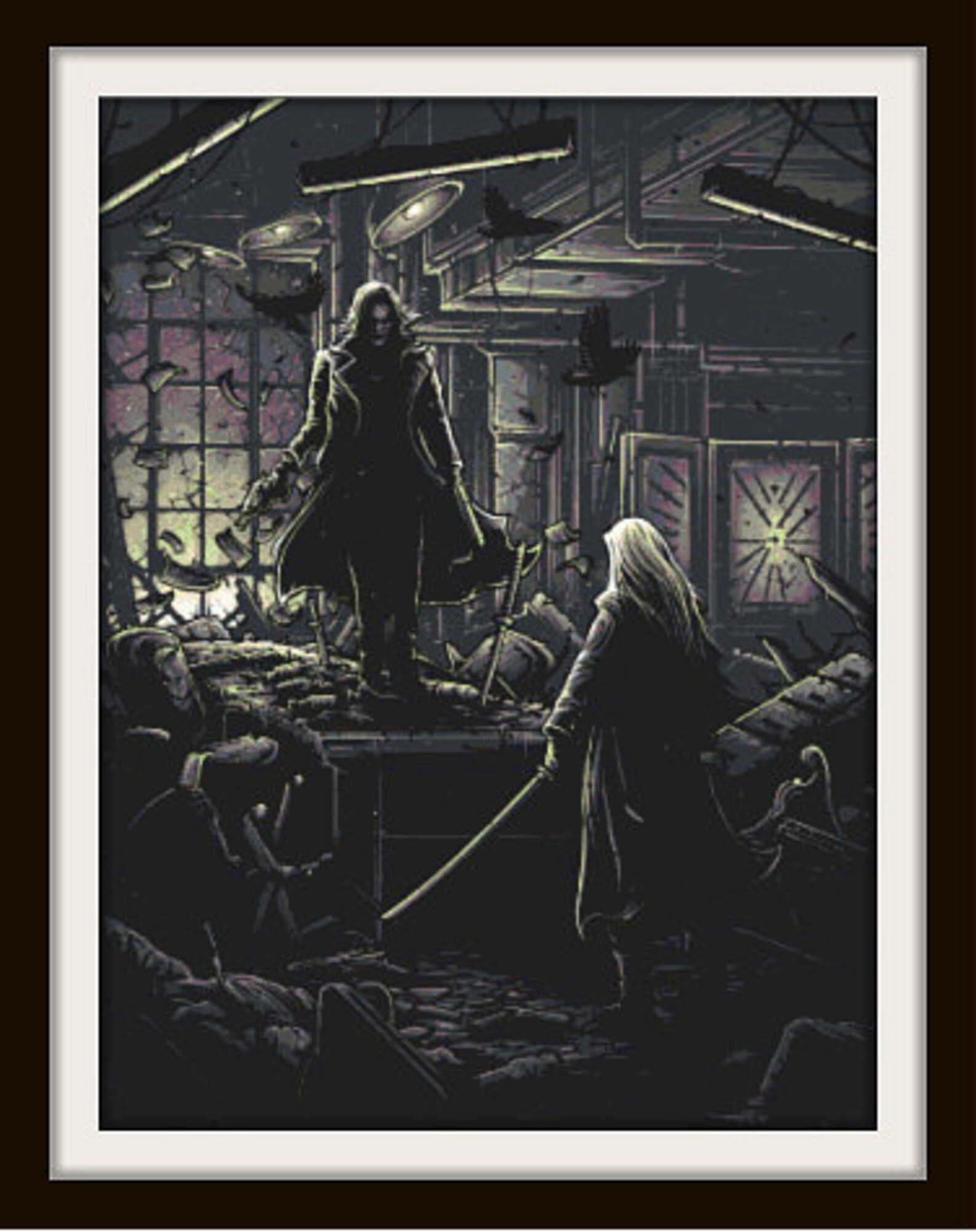 The Crow Cross Stitch Pattern Pdf Format - Etsy