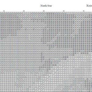 North Star Cross Stitch Pattern Pdf Format - Etsy