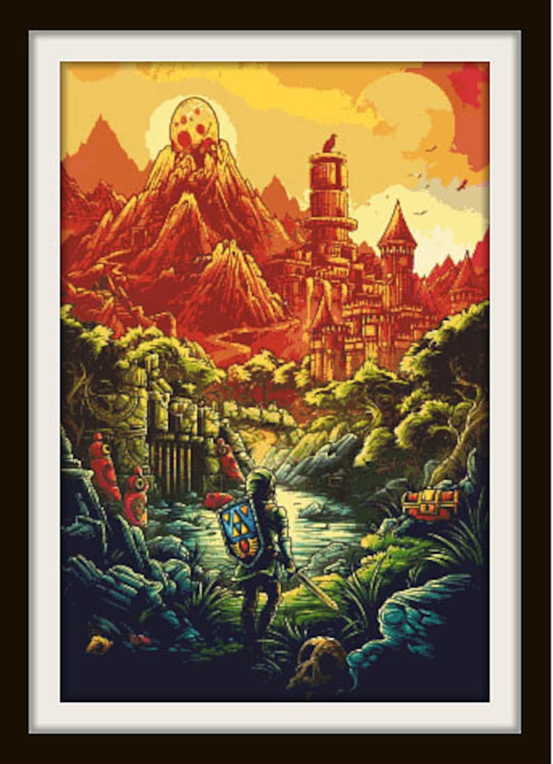 Zelda Cross Stitch Pattern Pdf Format - Etsy Canada