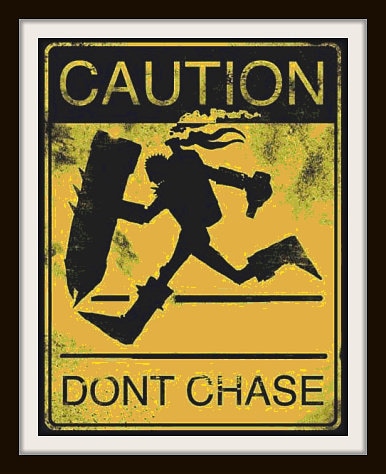 Lol Dont Chase Singed Cross Stitch Pattern Pdf Format - Etsy