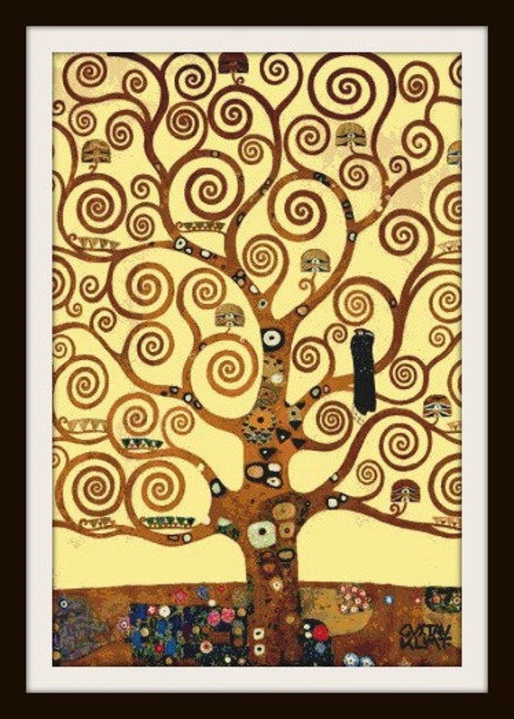 Sewing & Fiber Mother and child Gustav Klimt cross stitch pattern ...