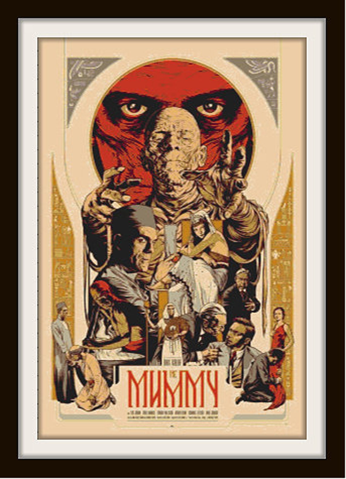 The Mummy Cross Stitch Pattern Pdf Format - Etsy