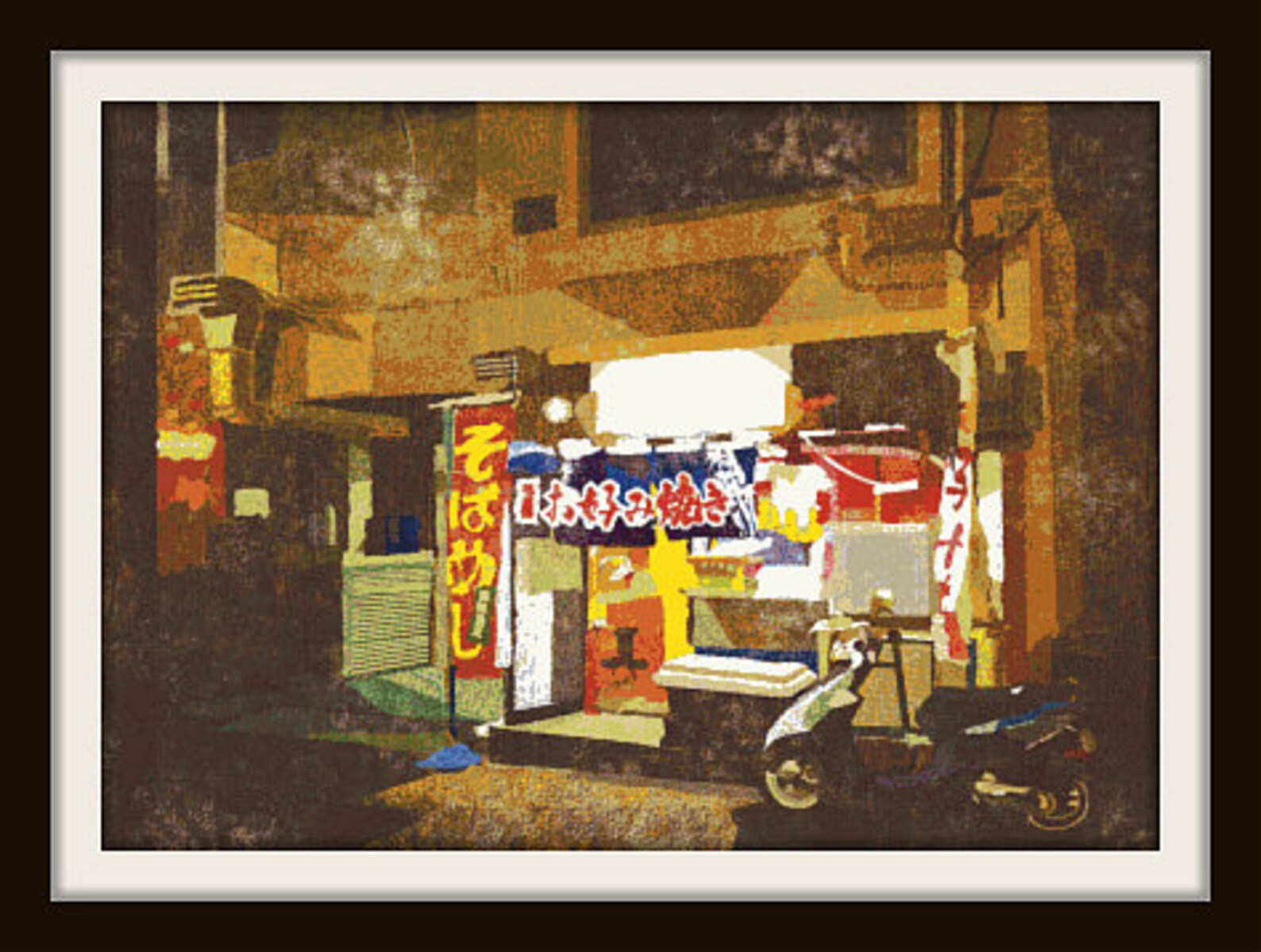 Streets of Japan IV Cross Stitch Pattern Pdf Format - Etsy