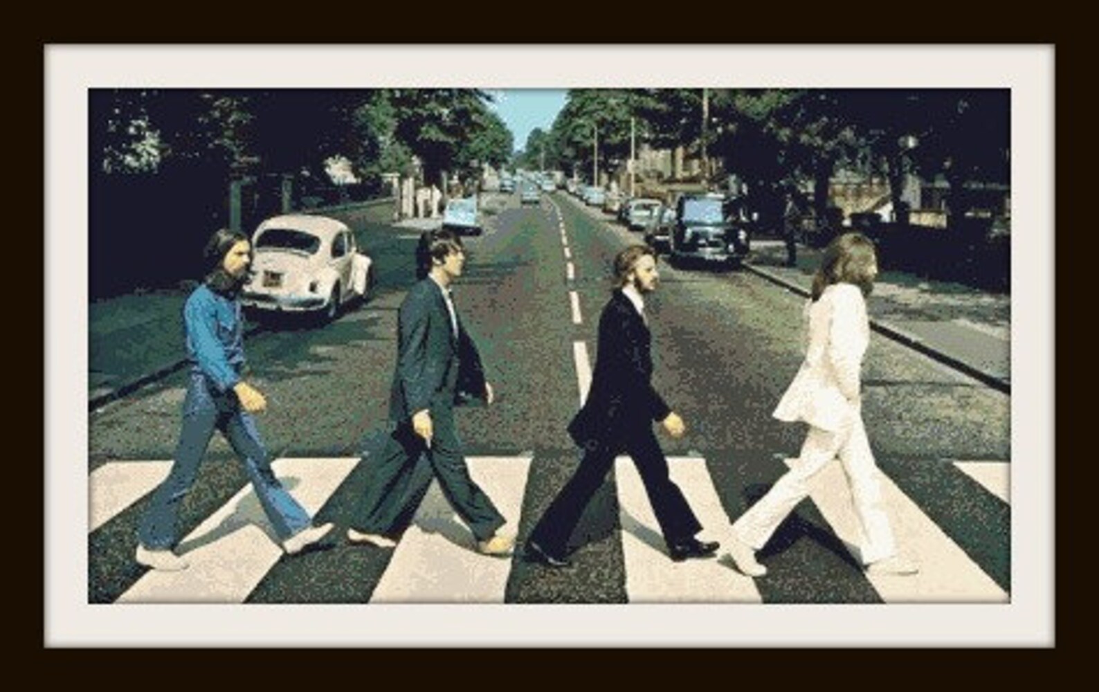Abbey Road the Beatles Cross Stitch Pattern Pdf Format - Etsy