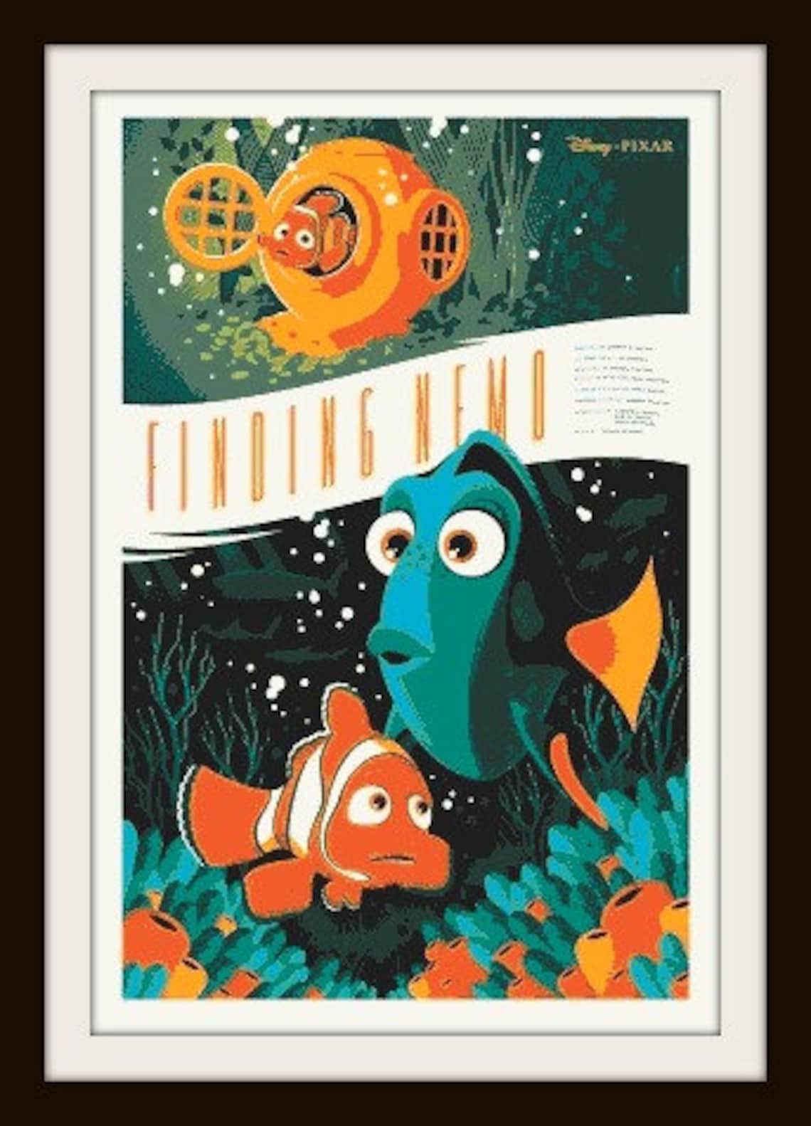 Finding Nemo Cross Stitch Pattern Pdf Format - Etsy