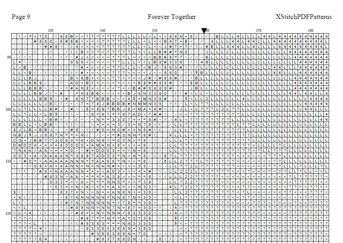 Forever Together Cross Stitch Pattern Pdf Format - Etsy