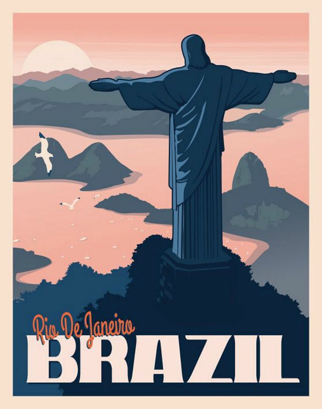 Rio De Janeiro Cross Stitch Pattern Pdf Format - Etsy